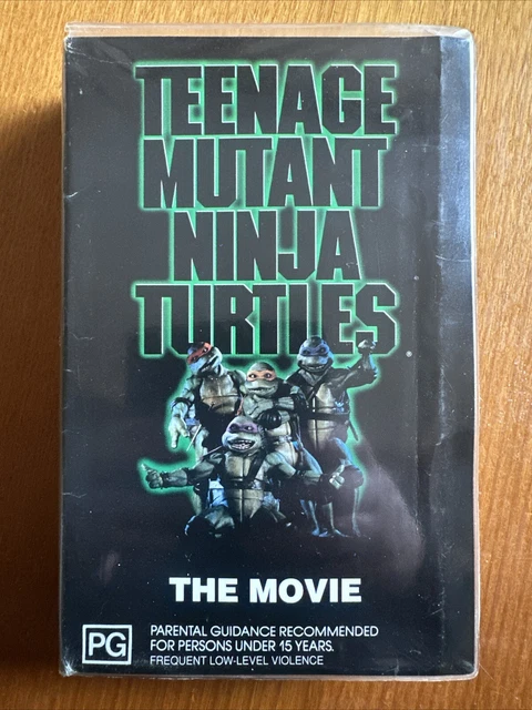 TEENAGE MUTANT NINJA Turtles The Movie (Pg) Vhs Video Cassette Tape Oz ...