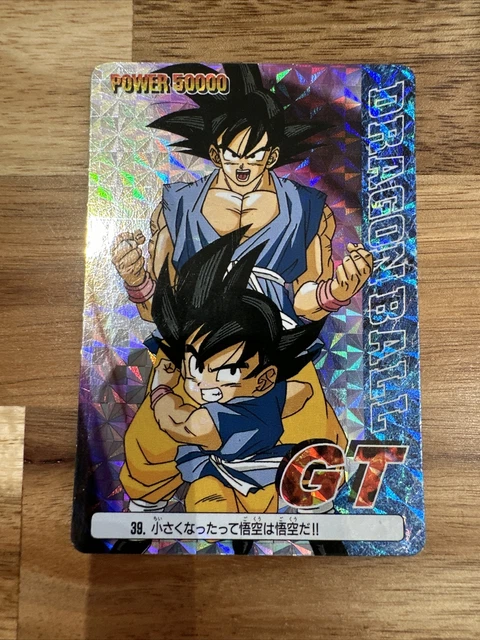 CARTE DRAGON BALL gt PP card by amada prism HARD numero 39 Near Mint EUR 6,50 - PicClick FR