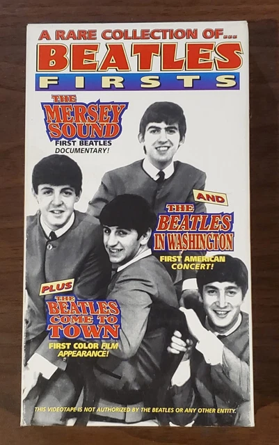 A RARE COLLECTION OF BEATLES FIRSTS VHS John Lennon Paul McCartney £4. ...