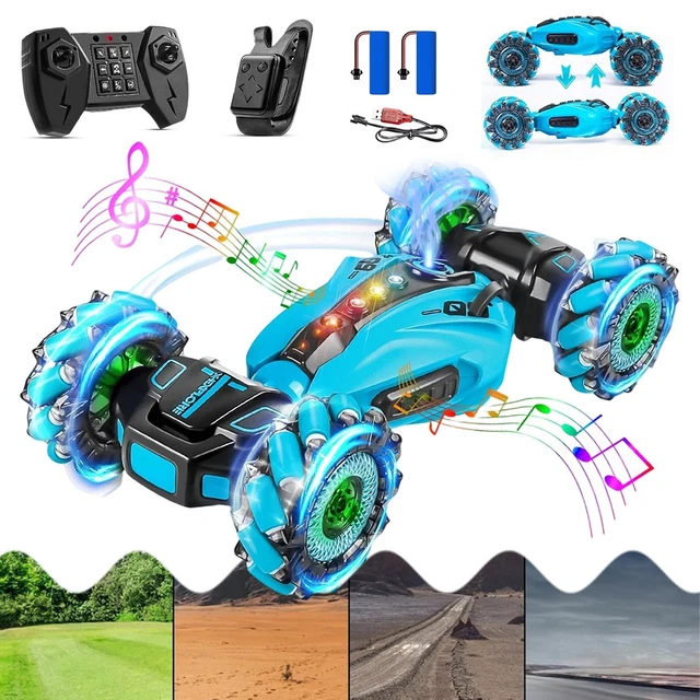 360° RC STUNT Car Remote Control Toy Car Gesture Control Off-Road Car ...