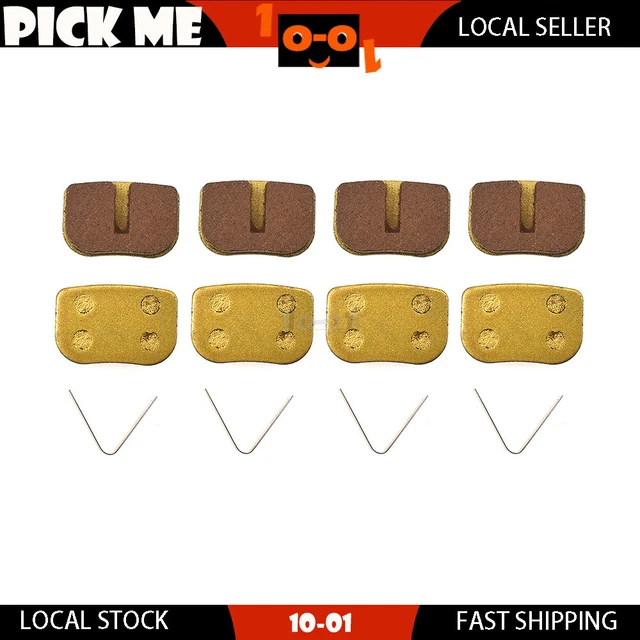 4 PAIRS FULL Metal Bicycle bike Disc Brake Pads For Aons ANS 04 BOLIDS ...