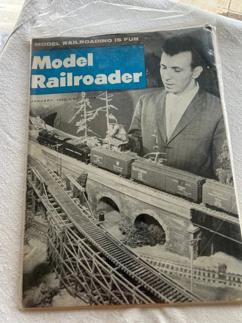 MODEL RAILROADER MAGAZINE January 1962 Vintage Model Trains Akane £5.35 ...