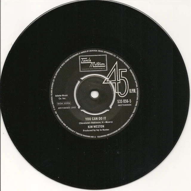 KIM WESTON - You can do it / SPINNERS - NORTHERN SOUL - 7'' 45rpm ...