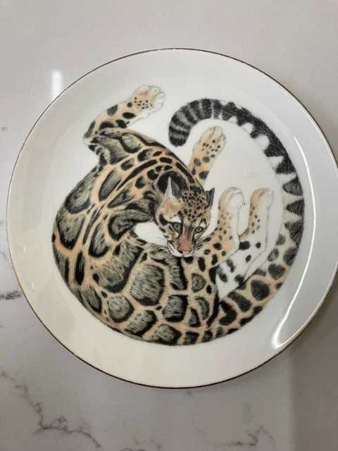 WEDGWOOD EARTHLIFE COLLECTION plate Clouded Leopard £12.00 - PicClick UK