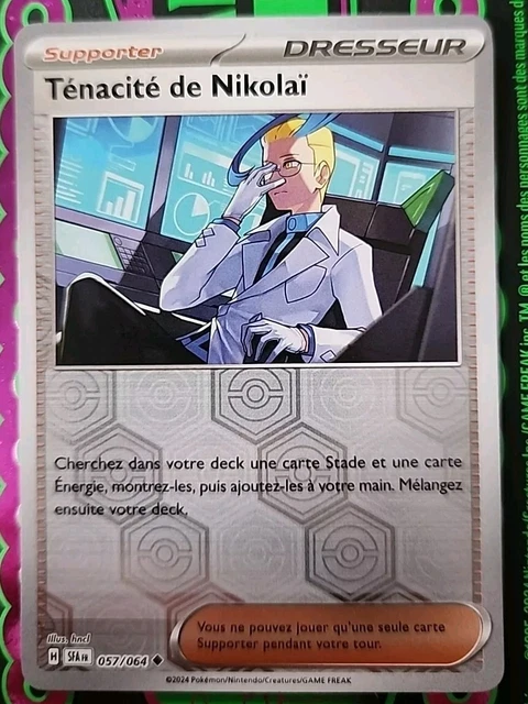 CARTE POKÉMON TÉNACITÉ de Nikolaï 057/064 EV06.5 Fable Nébuleuse SFA FR EUR 1,00 - PicClick FR