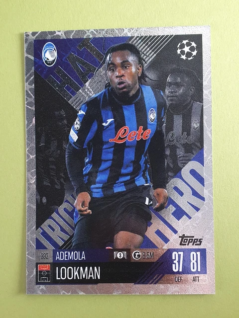 TOPPS MATCH ATTAX Extra 2024/25 - Ademola Lookman - Hat Trick Hero #332 ...