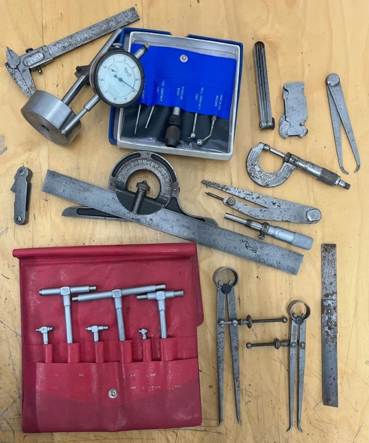 MICROMETER SQUARE MEASURING Feeler Gauge DTI Caliper Metric Imperial £ ...