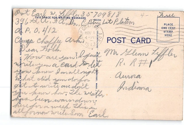 FT SMITH ARKANSAS AR Postcard 1943 Wildcat Mountain Sanatorium Aerial ...