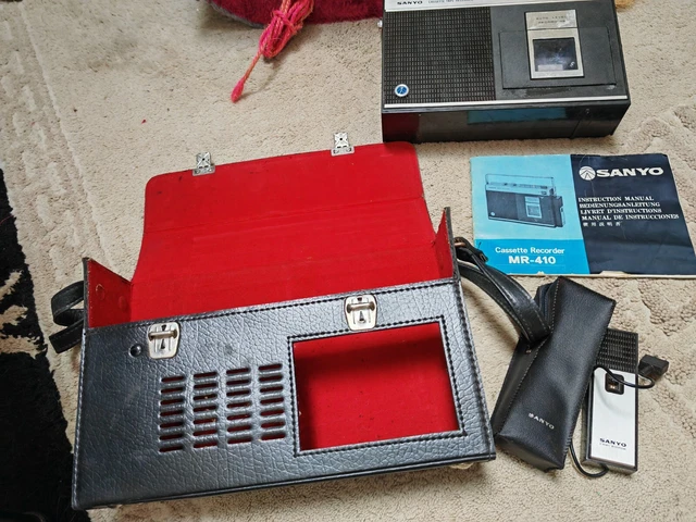 ENREGISTREUR CASSETTE SANYO MR-410 1974 Cassette Tape Recorder MR-410 SANYO EUR 20,00 - PicClick FR