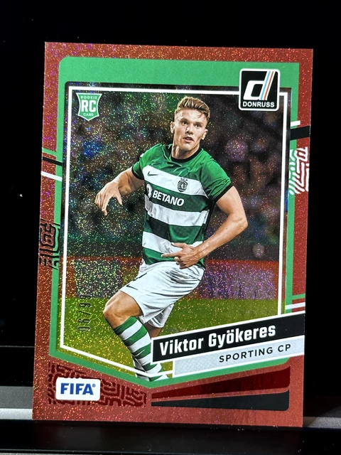 2023-24 PANINI DONRUSS calcio rosso prizm/99-rookie Viktor Gyokeres EUR ...