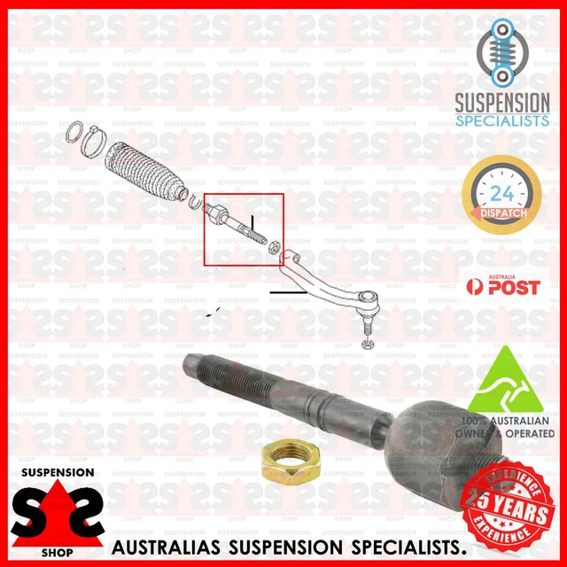 FRONT AXLE INNER Tie Rod Suit VW Transporter / Caravelle 2.0 TDI TRANSPORTER T6 EUR 36,41 ...