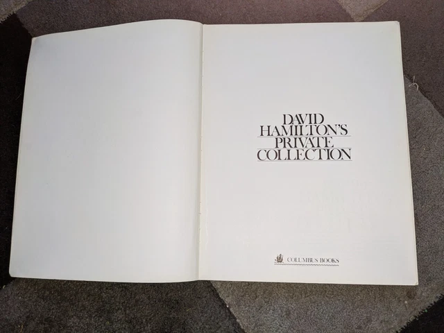 DAVID HAMILTON PRIVATE Collection Erotic Photography Book EUR 35,57 ...