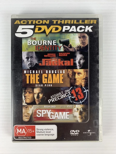 ACTION THRILLER (DVD, 2006, 5-Disc Set) The Jackal Bourne Spy Game TRACKED POST $14.97 - PicClick AU