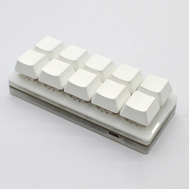 10-KEY CUSTOMIZE KEYPAD Mechanical Keyboard DIY Custom USB Programming ...