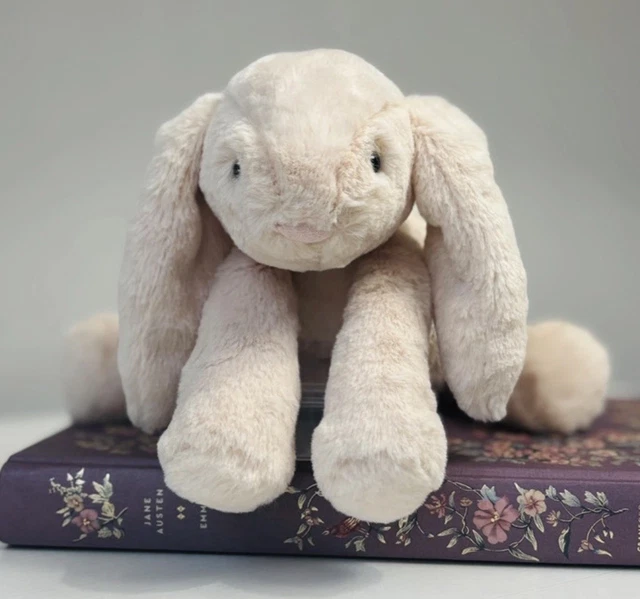 AUTHENTIC JELLYCAT SMUDGE Rabbit Small Soft Plush Toy BNWT + dust bag ...