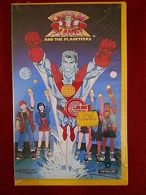 CAPTAIN PLANET AND the planeteers ( 1990 )# VHS - Nuova Sigillata # in ...
