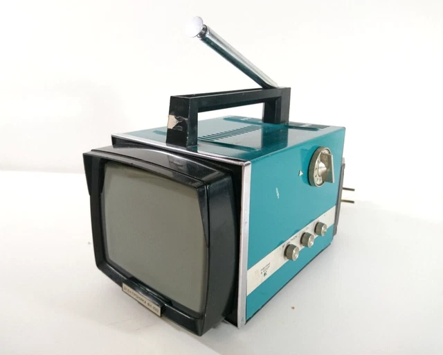 VINTAGE MINI TV Retro CRT Television Space Age Design USSR 1970s £72.98 ...