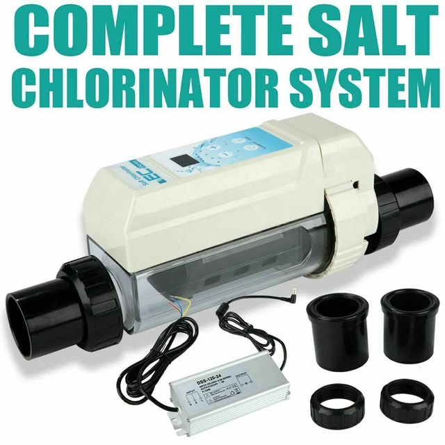 ELECTRONIC SALT CHLORINATION System for In-Ground Pools 26,000-Gallon ...