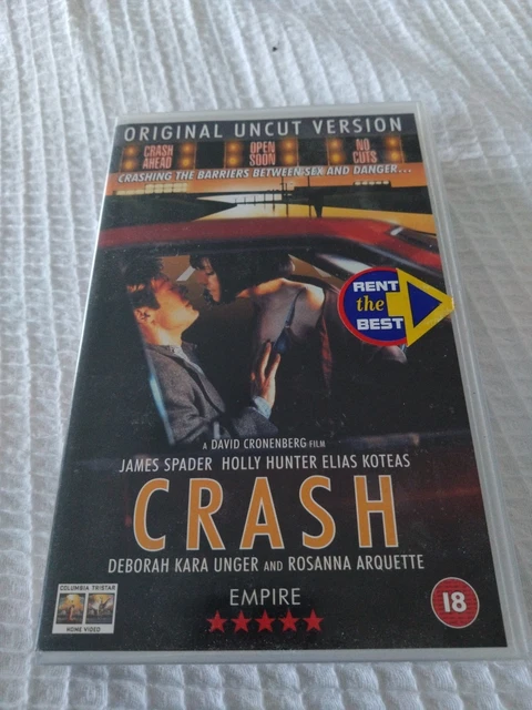 CRASH ORIGINAL UNCUT Version VHS video Ex-rental £8.66 - PicClick UK