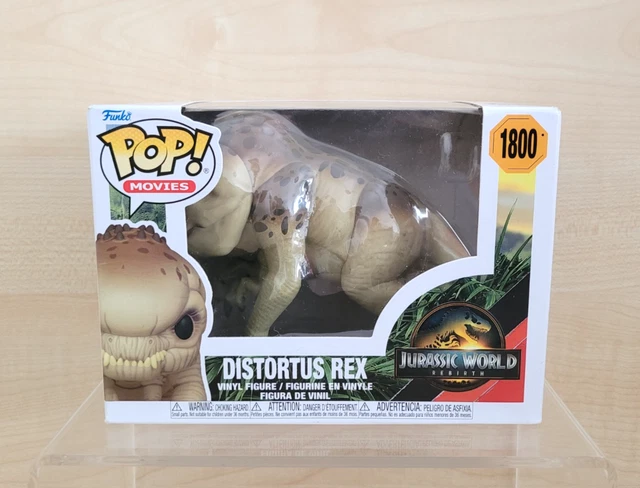 FUNKO POP JURASSIC World Rebirth Distortus Rex Vinyl Figure 1800 £15.06 ...