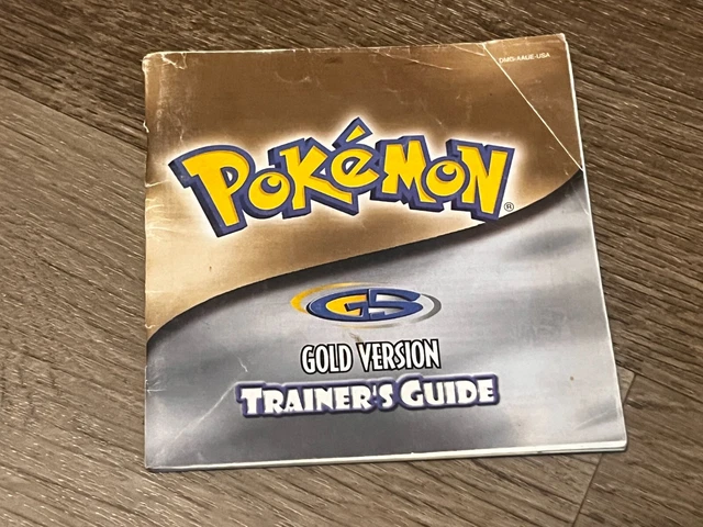POKEMON GOLD VERSION Trainer Guide Instruction Manual Nintendo Game Boy ...