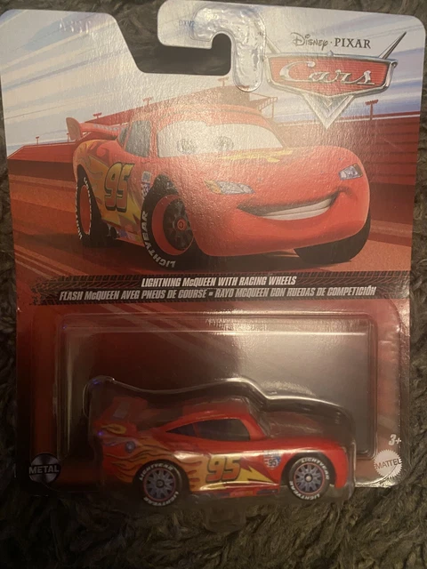 MATTEL DISNEY PIXAR Cars (red Lightning McQueen With Racing Wheels ...