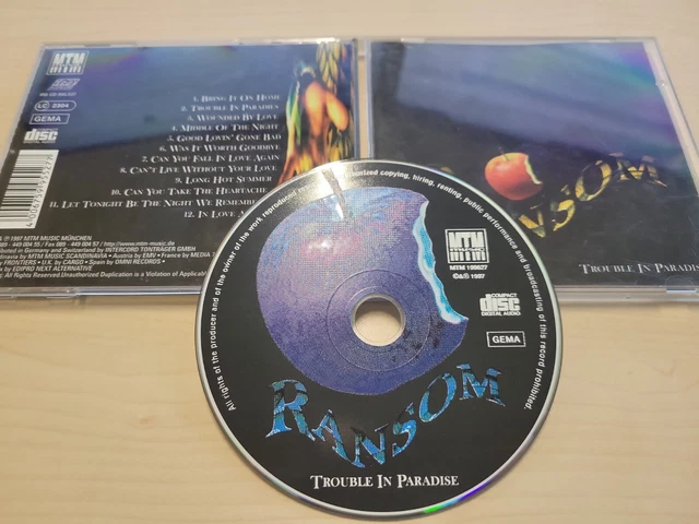 RARE CD - RANSOM -1997- Trouble In Paradise - MTM Music EUR 10,00 ...