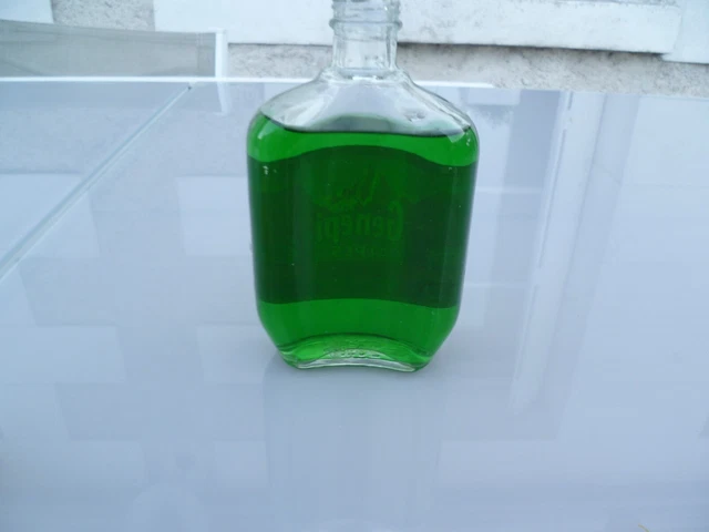 ANCIENNE BOUTEILLE GENEPI des alpes vert alcool collection ouverte 18cl ...