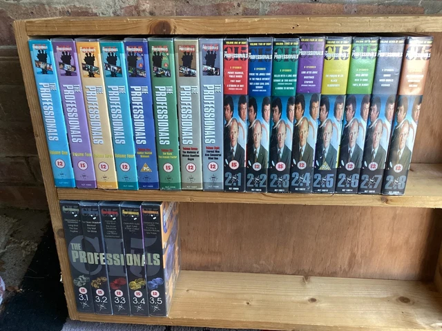 THE PROFESSIONALS COMPLETE series on vhs plus extra boxset £50.01 ...