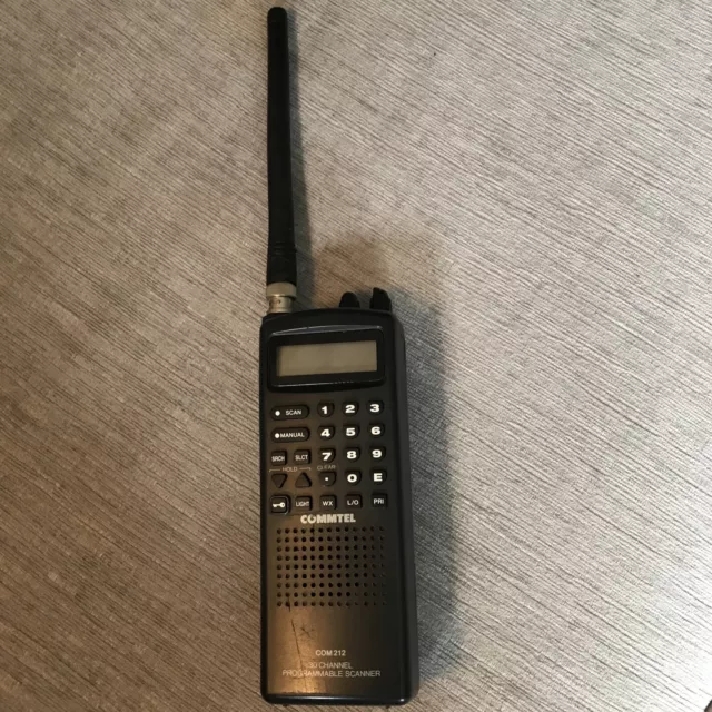 COMMTEL COM212 PROGRAMMABLE Scanner. Read description £18.00 - PicClick UK