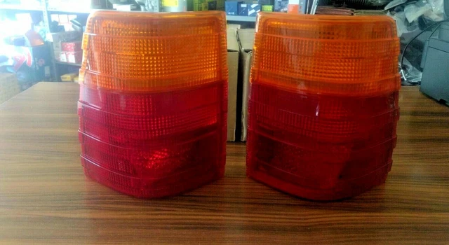 MERCEDES BENZ W123 wagon estate touring rear tail light LEFT+RIGHT PAIR ...