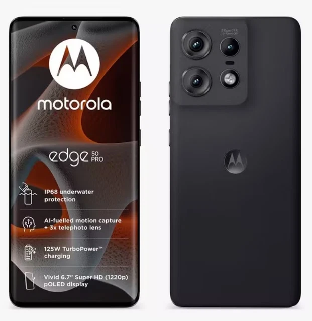 MOTOROLA SMARTPHONE EDGE 50 Pro Android SIM Free 5G 12GB RAM 6.67 ...