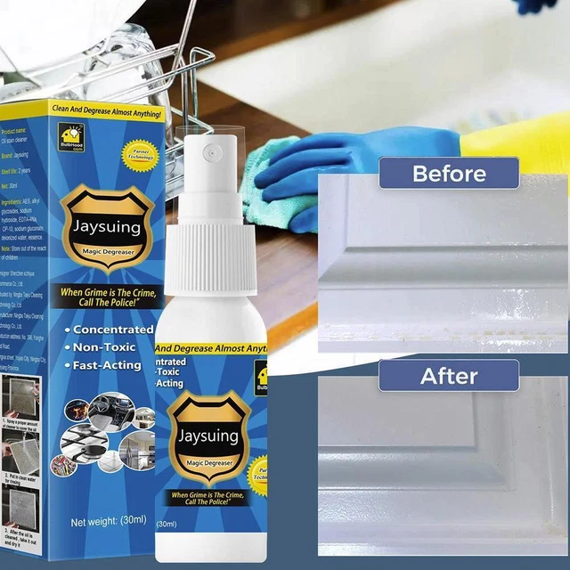 30ML MAGIC DEGREASER Cleaner Spray Home Kitchen Bathroom Dirt Dilute ...