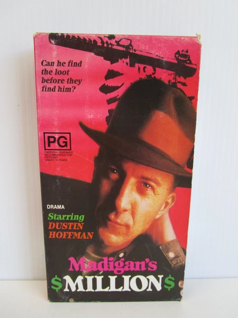 MADIGAN'S MILLIONS, ELSA Martinelli, VHS Tape, Vintage Video, Movie PG ...