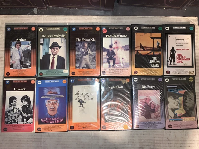 WARNER HOME VIDEO 80s Clamshell VHS Lot Of 12 EUR 134,23 - PicClick FR