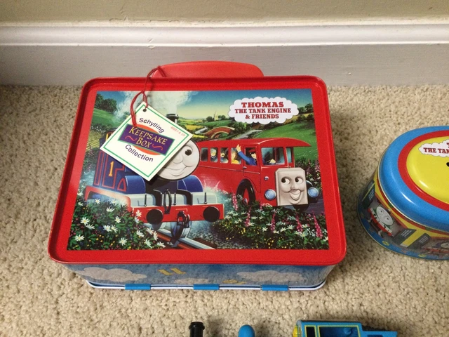 THOMAS THE TANK Engine And Friends Lunch Box 1997 + Small Bank + Horn ...