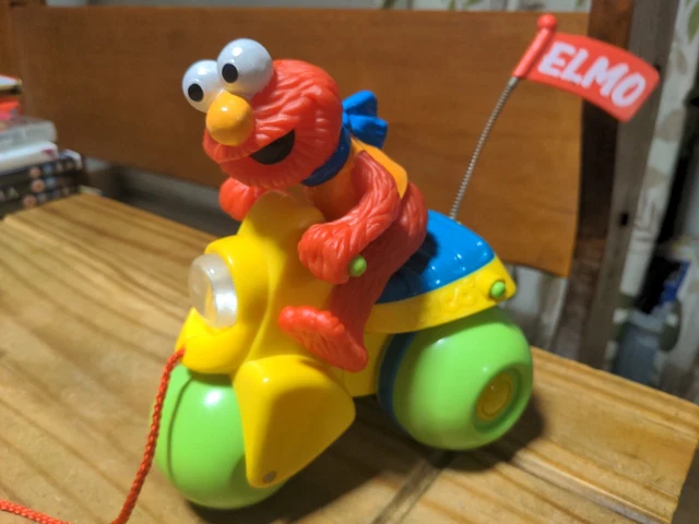 TRICICLO TRIKE SESAME Street Elmo Pull Along Trike TYCO EUR 23,40 ...