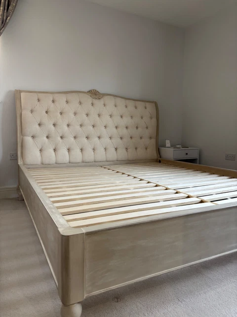 SUPER KING BED frame wood used £208.68 - PicClick UK
