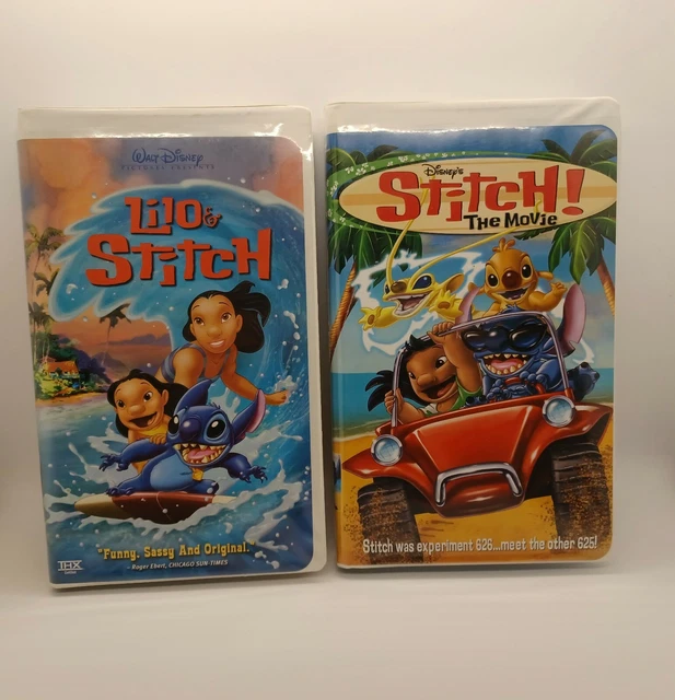 LILO & STITCH VHS Rare Late Release Disney Tested Non Clam shell Case ...