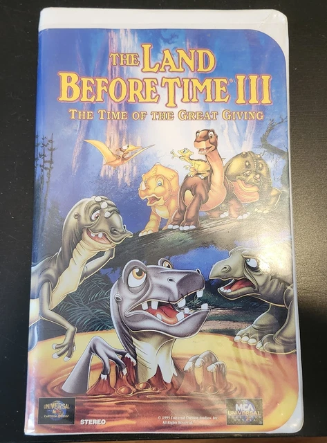 The Land Before Time 3 The Time Of The Great Giving Vhs English 1995