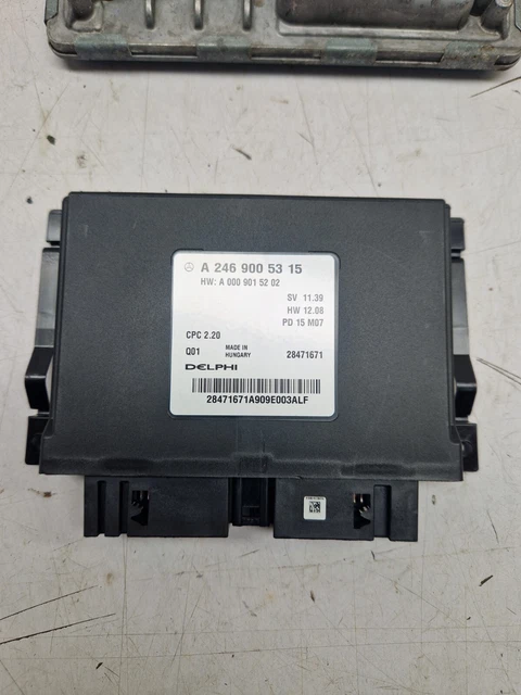 MERCEDES A180 W176 Ecu Kit Speedometer Ecu Set Modules Key 1.5 Cdi ...