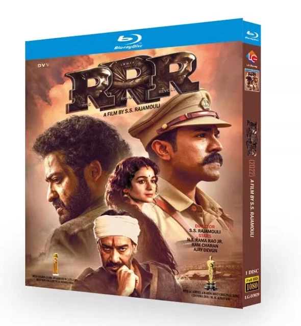 PELÍCULA INDIA 2022 RRR Blu-ray subtítulo en inglés en caja toda la región EUR 18,92 - PicClick ES