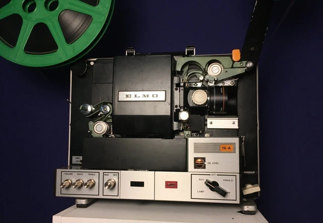 ELMO 16-A 16MM Film Projector - Sound Mag and Optical - working with ...