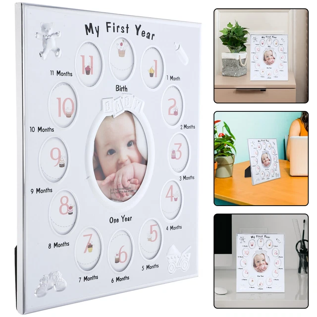 NEWBORN BABY YEAR Photo Booth Frame Early Childhood Development Frames ...