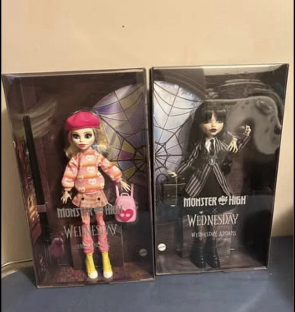 MONSTER HIGH X Wednesday Addams & Enid Sinclair Doll Lot (New) $75.00 ...