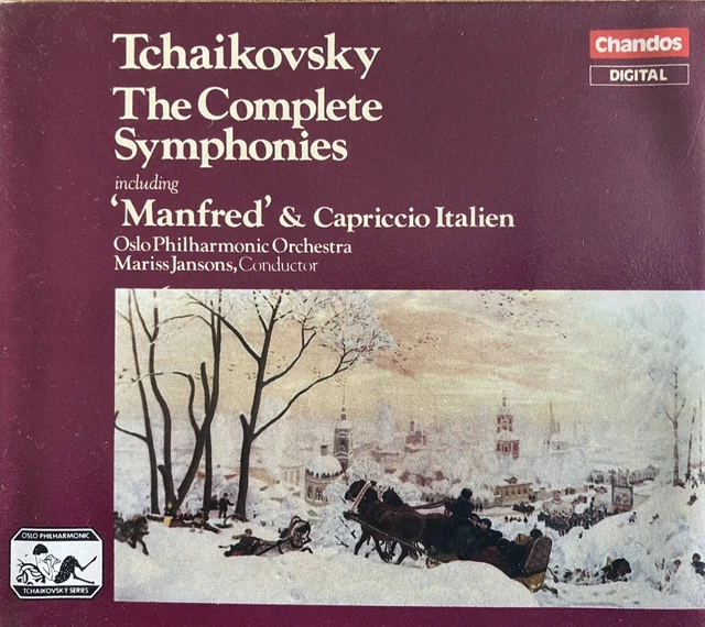 TCHAIKOVSKY THE COMPLETE symphonies etc. - Mariss Jansons 7CDs Chandos ...