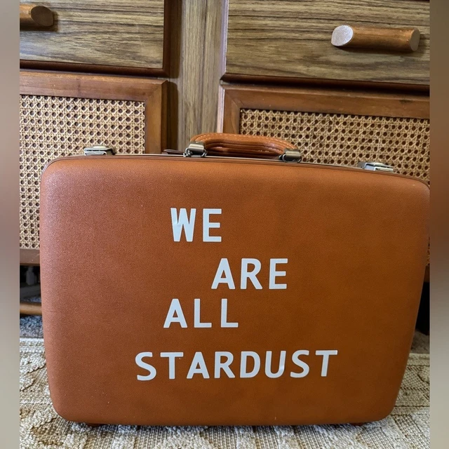 CUSTOM AMERICAN TOURISTER hardcase tan brown luggage suitcase rare find ...