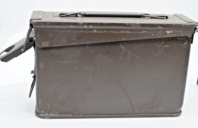 MILITARY NATO AMMO Box SV479 H84 Mk1 1986 Metal Cartridge Case EUR 41 ...