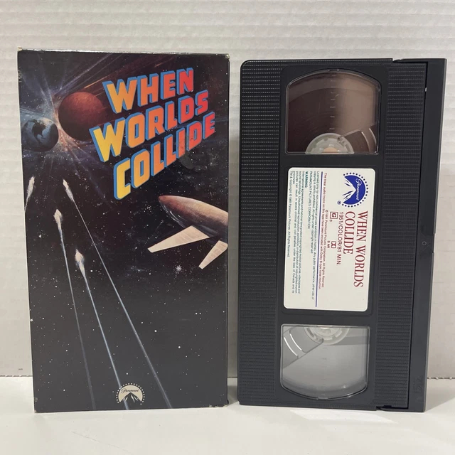 WHEN WORLDS COLLIDE (VHS Tape 1991) Richard Derr Barbara Rush 1951 ...