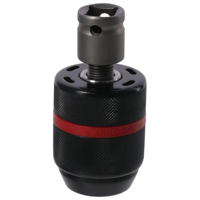 SDS-PLUS SHANK ADAPTER Heavy Duty Keyless Drill 1.5-13mm Hammer Drill ...